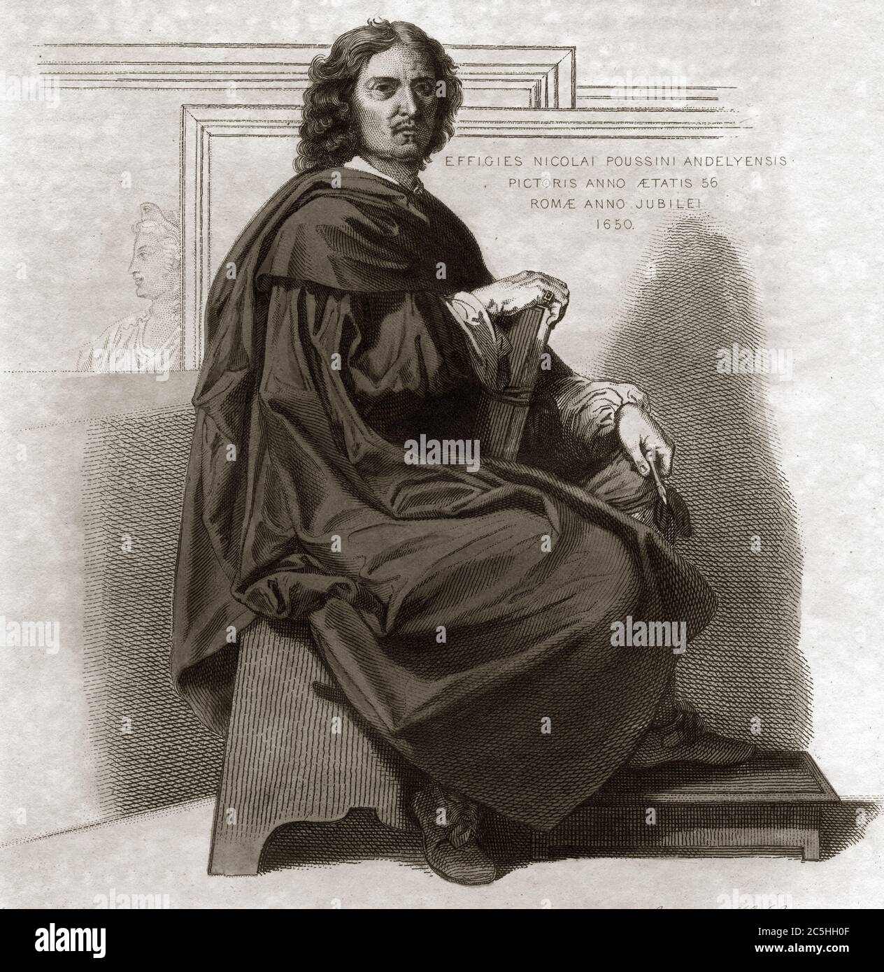 Portrait Nicolas Poussin High Resolution Stock Photography and Images ...