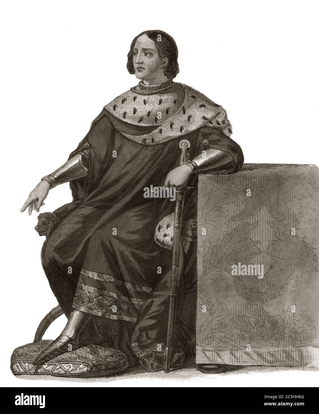 Portrait Louis Xii France 1462 1515 High Resolution Stock Photography ...