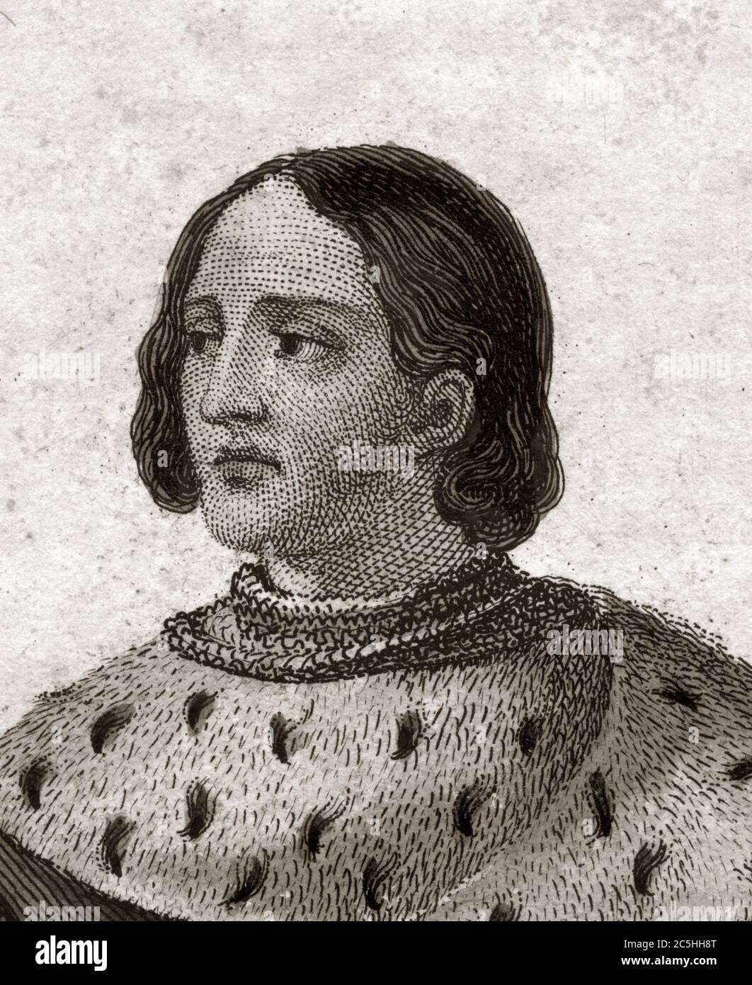 Portrait Louis Xii France 1462 1515 High Resolution Stock Photography ...