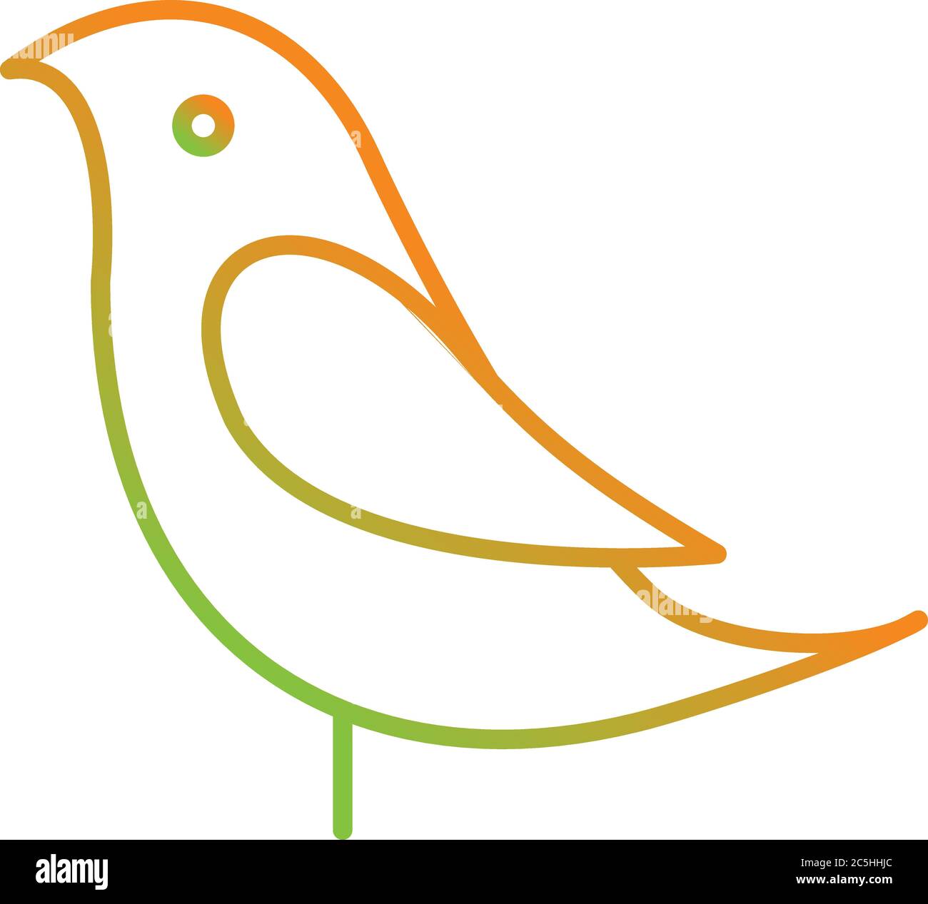 Unique Birds Vector Line Icon Stock Vector Image & Art - Alamy