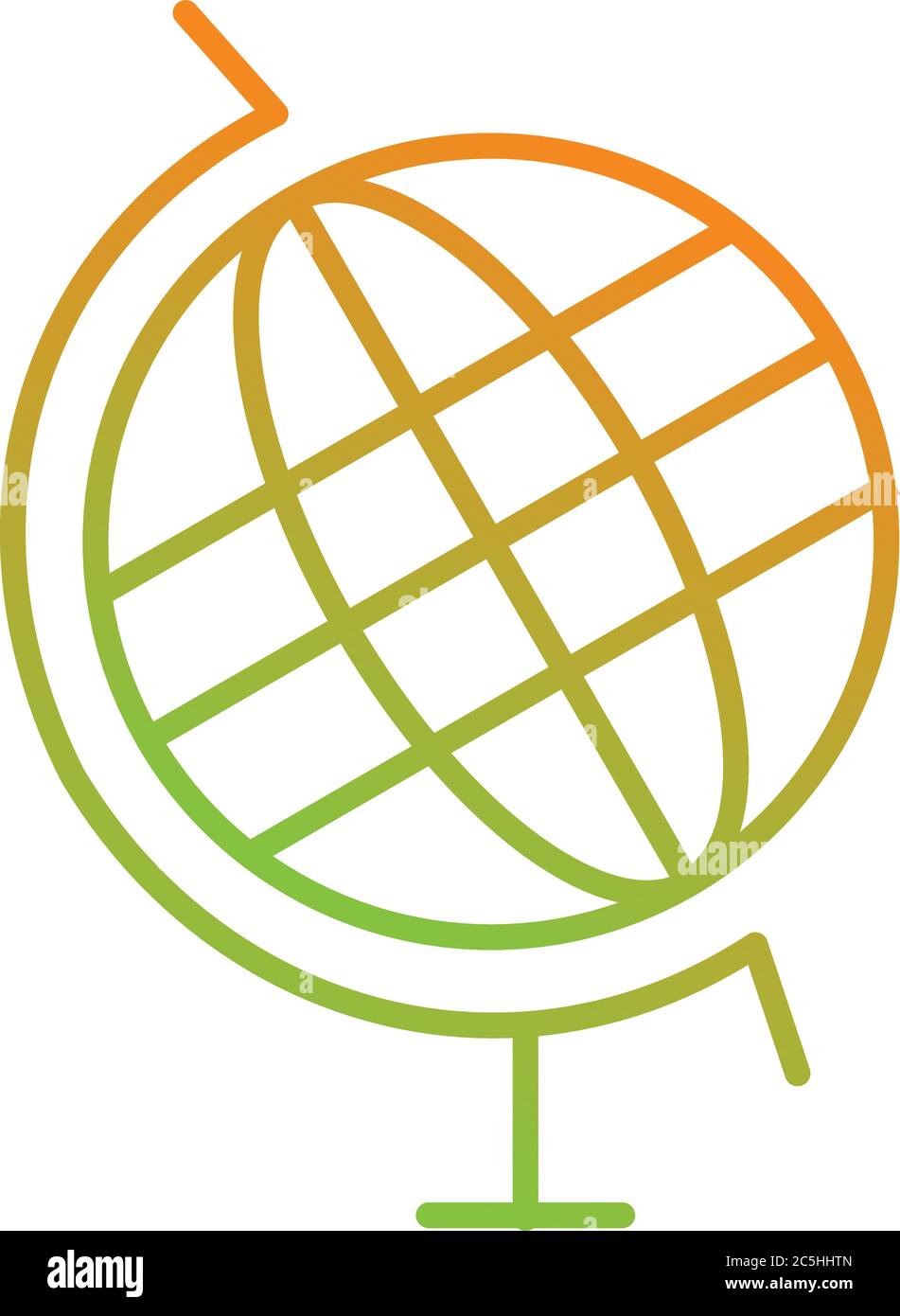 Unique Globe Vector Line Icon Stock Vector Image & Art - Alamy