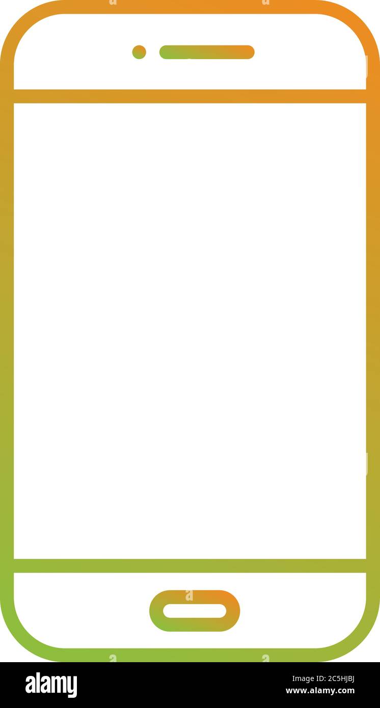 Unique Mobile Vector Line Icon Stock Vector Image & Art - Alamy