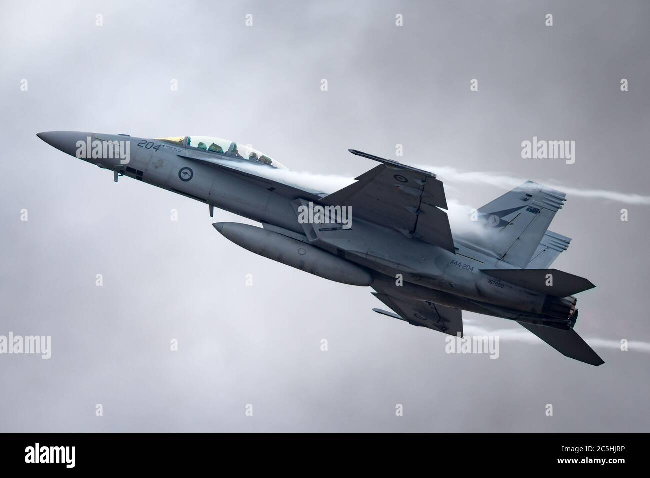 Royal Australian Air Force (RAAF) Boeing F/A-18F Super Hornet multirole ...