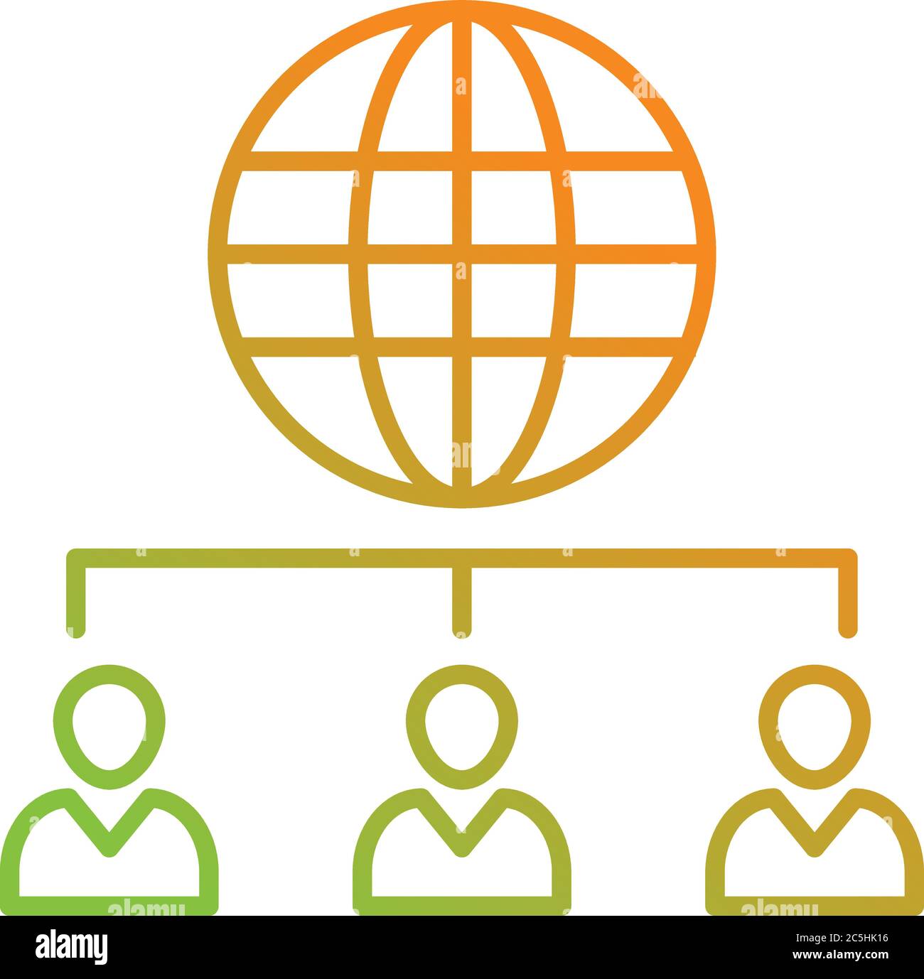 Unique Web Client Server Vector Line Icon Stock Vector Image & Art - Alamy