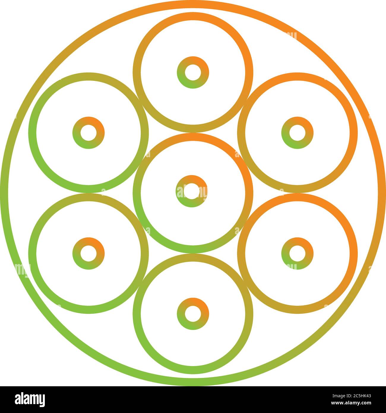 Unique Led Light Vector Line Icon Stock Vector Image & Art - Alamy