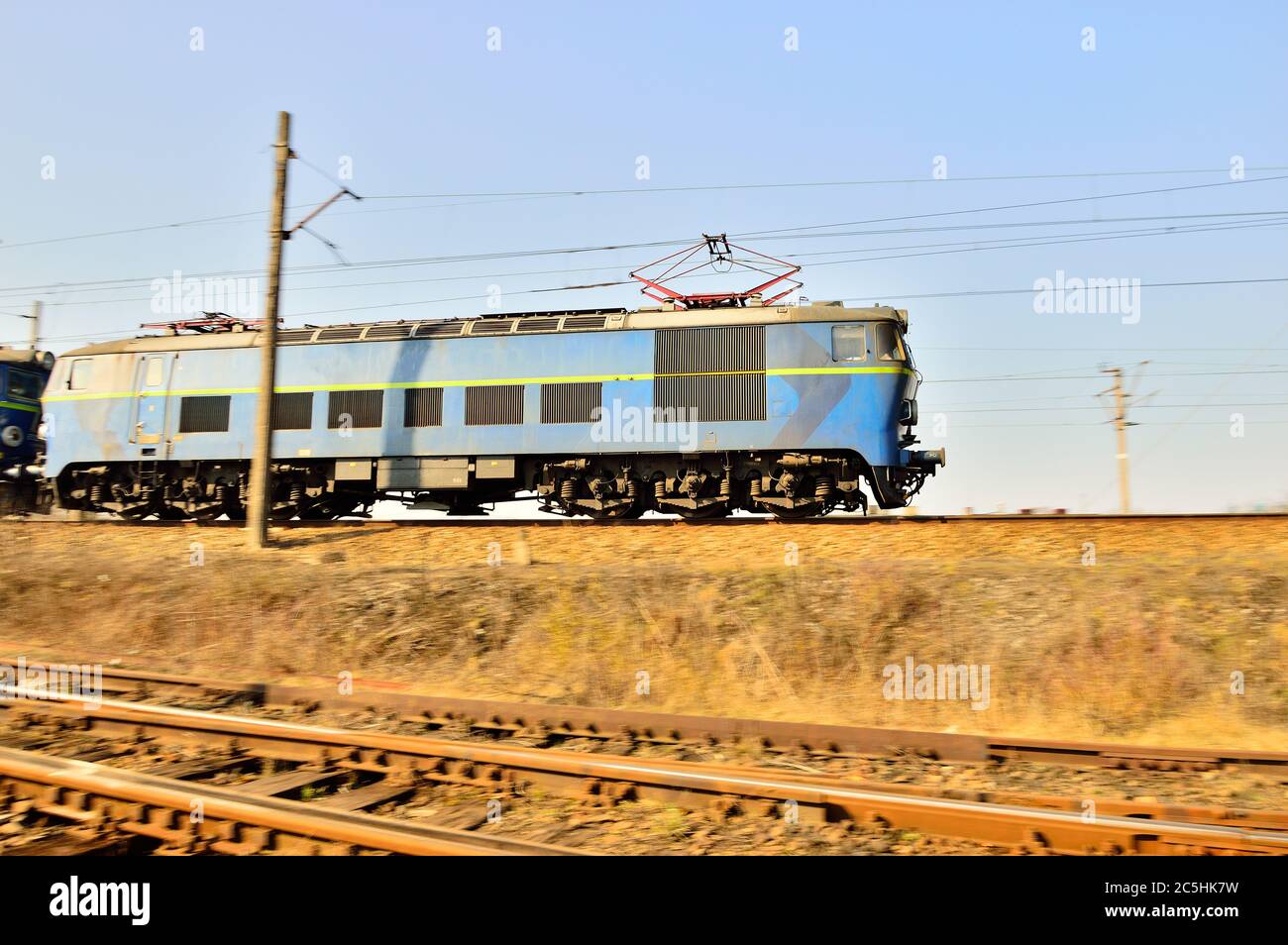 Railroad switches, locomotive and tracks. Train power supply design ...