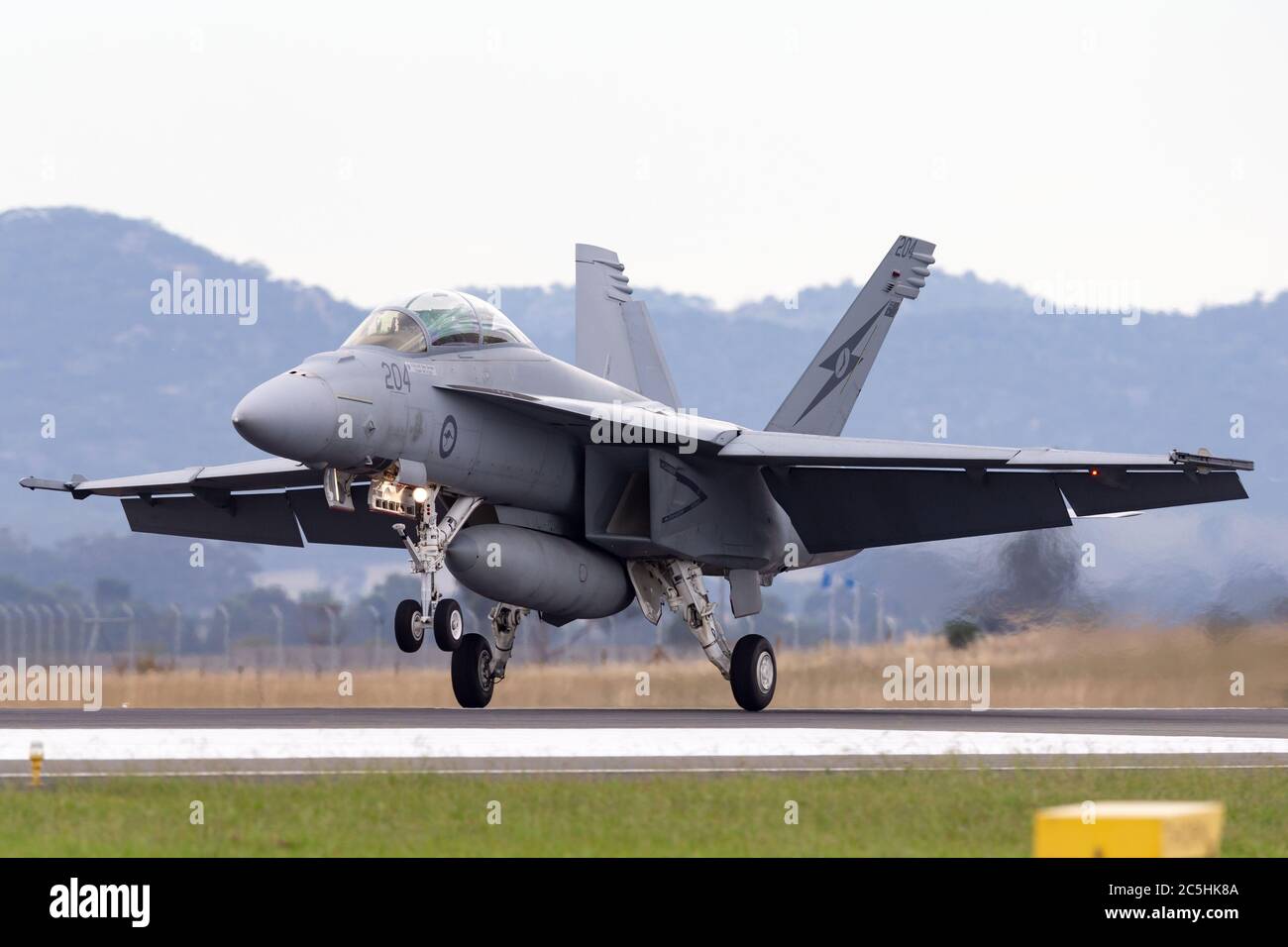 Royal Australian Air Force (RAAF) Boeing F/A-18F Super Hornet multirole ...