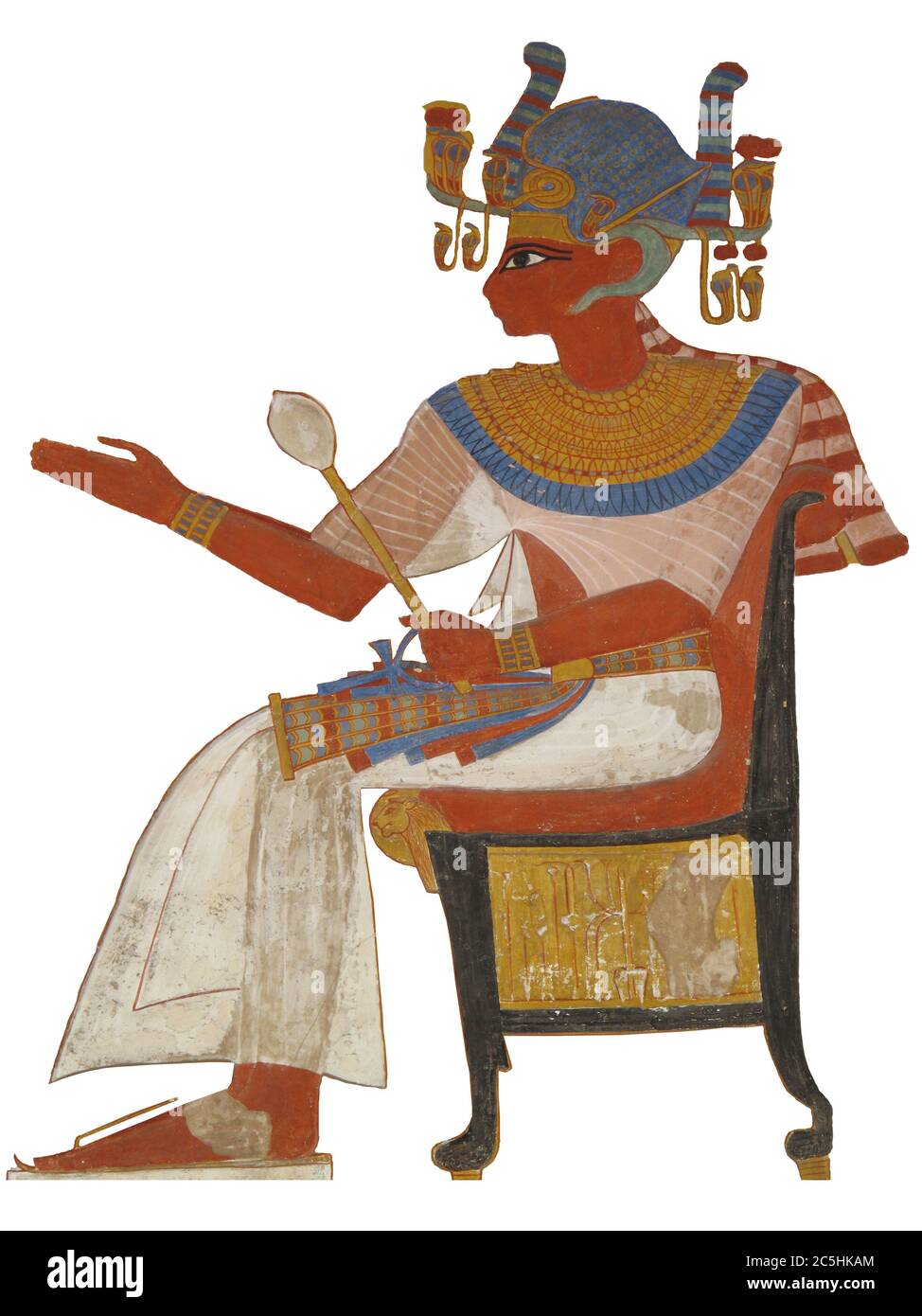Fresco ancient egypt Cut Out Stock Images & Pictures - Alamy