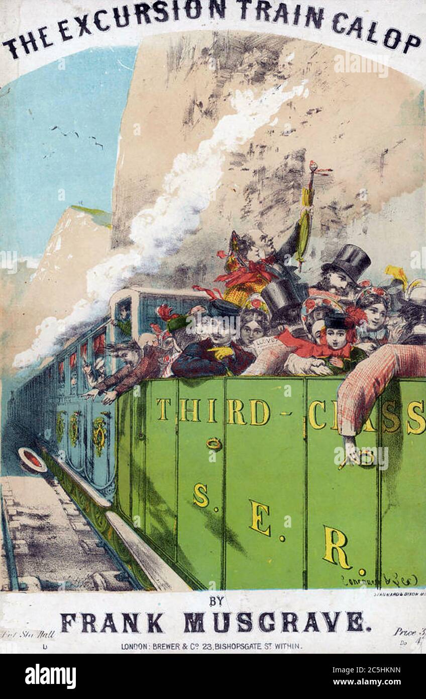 Passengers train 19th century hi-res stock photography and images - Alamy