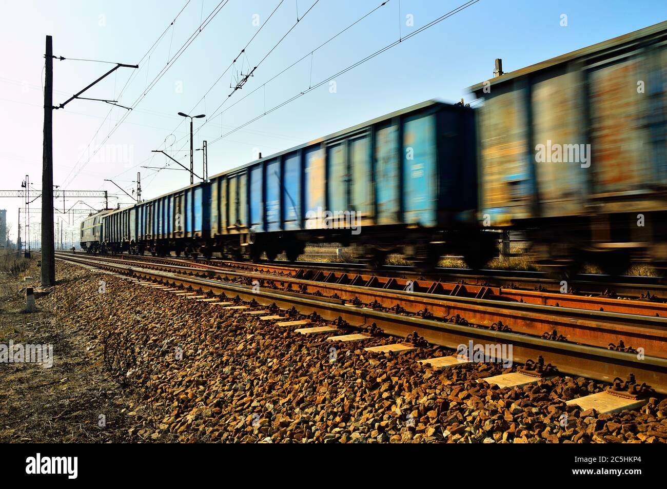 Railroad switches, locomotive and tracks. Train power supply design ...