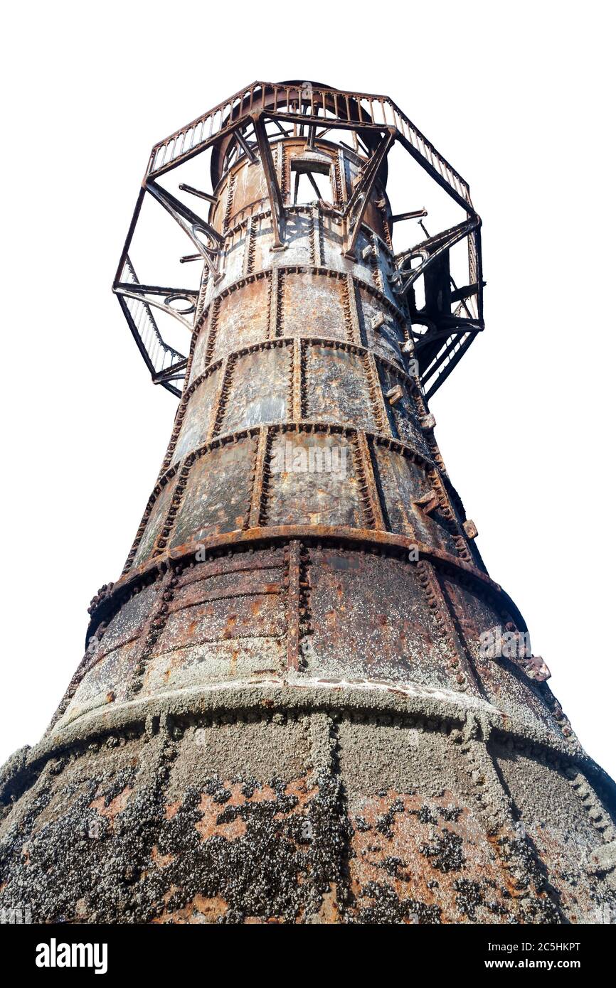 Whitford Lighthouse a cast iron Victorian ruin travel destination on ...
