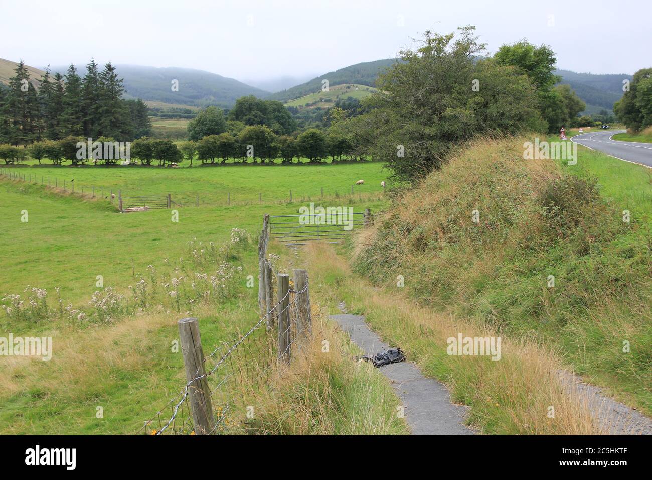 The backroads of NorthWales Stock Photo - Alamy