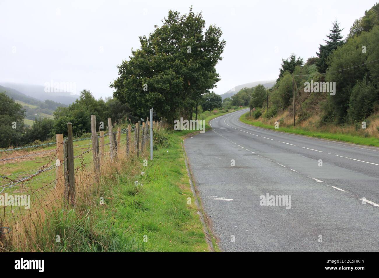 The backroads of NorthWales Stock Photo - Alamy