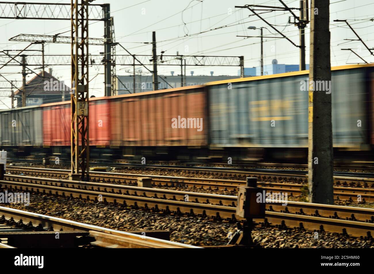 Railroad switches, locomotive and tracks. Train power supply design ...