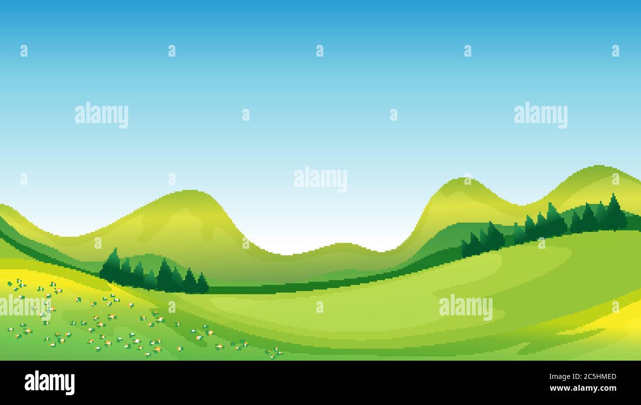 Fallow landscape Stock Vector Images - Alamy