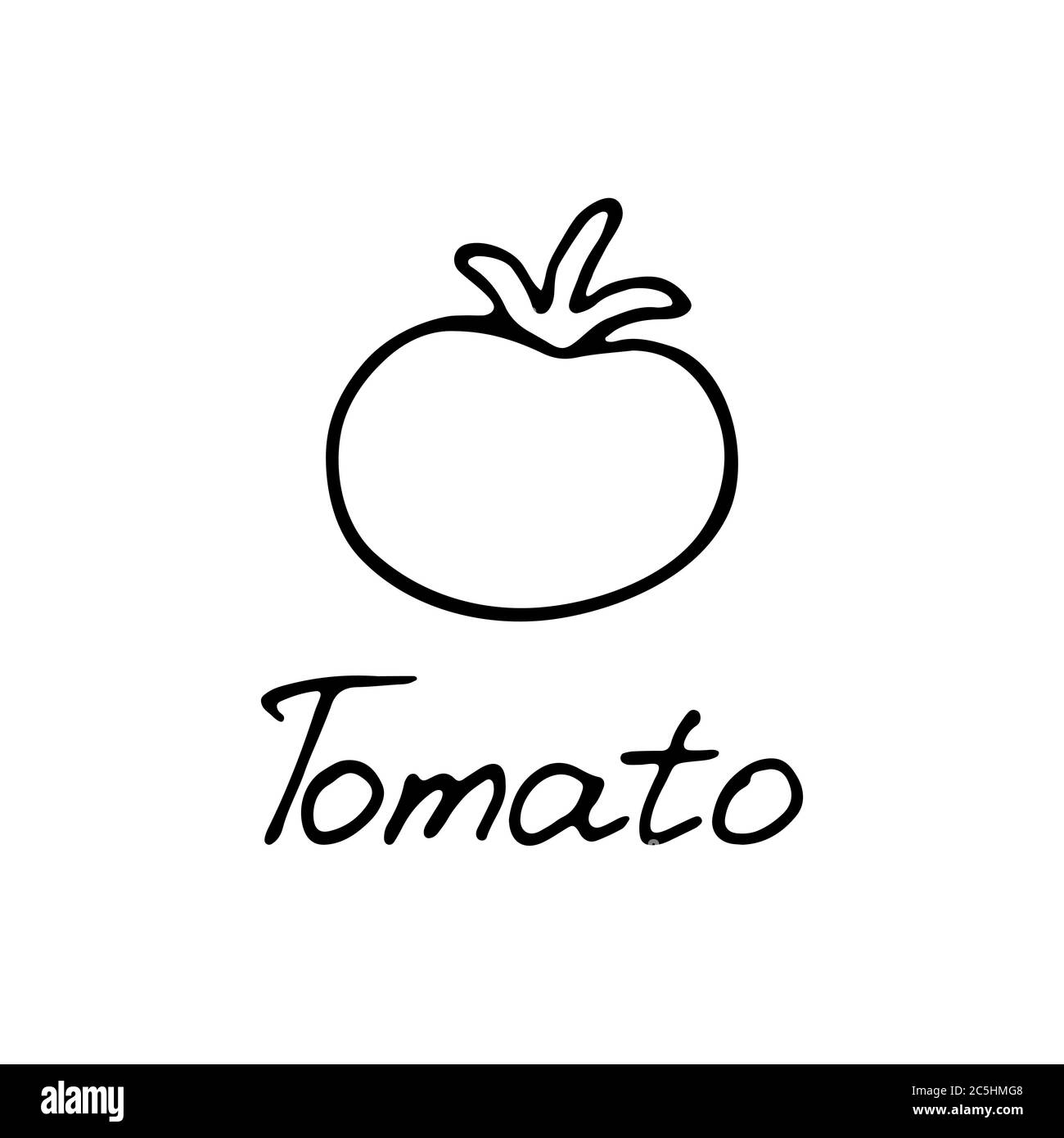 Tomato logo hi-res stock photography and images - Alamy