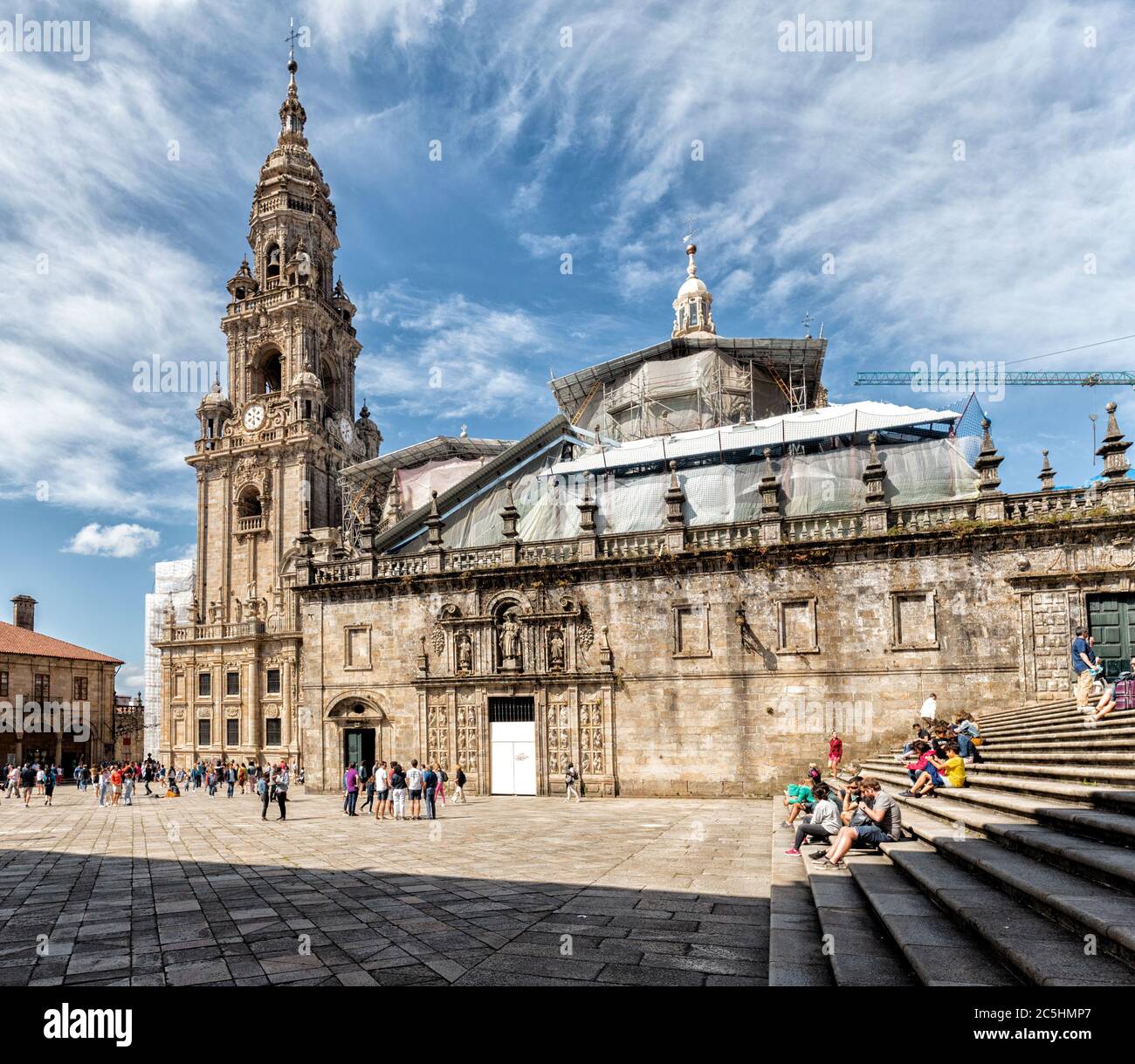 Santiago de Compostela Cathedral. The cathedral is the reputed burial ...
