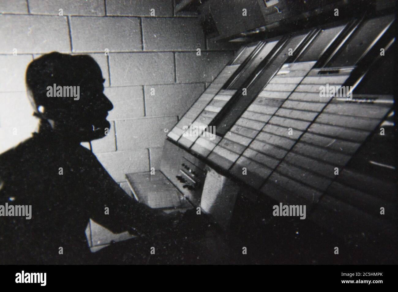 Fine 70s vintage black and white lifestyle photography of a ...