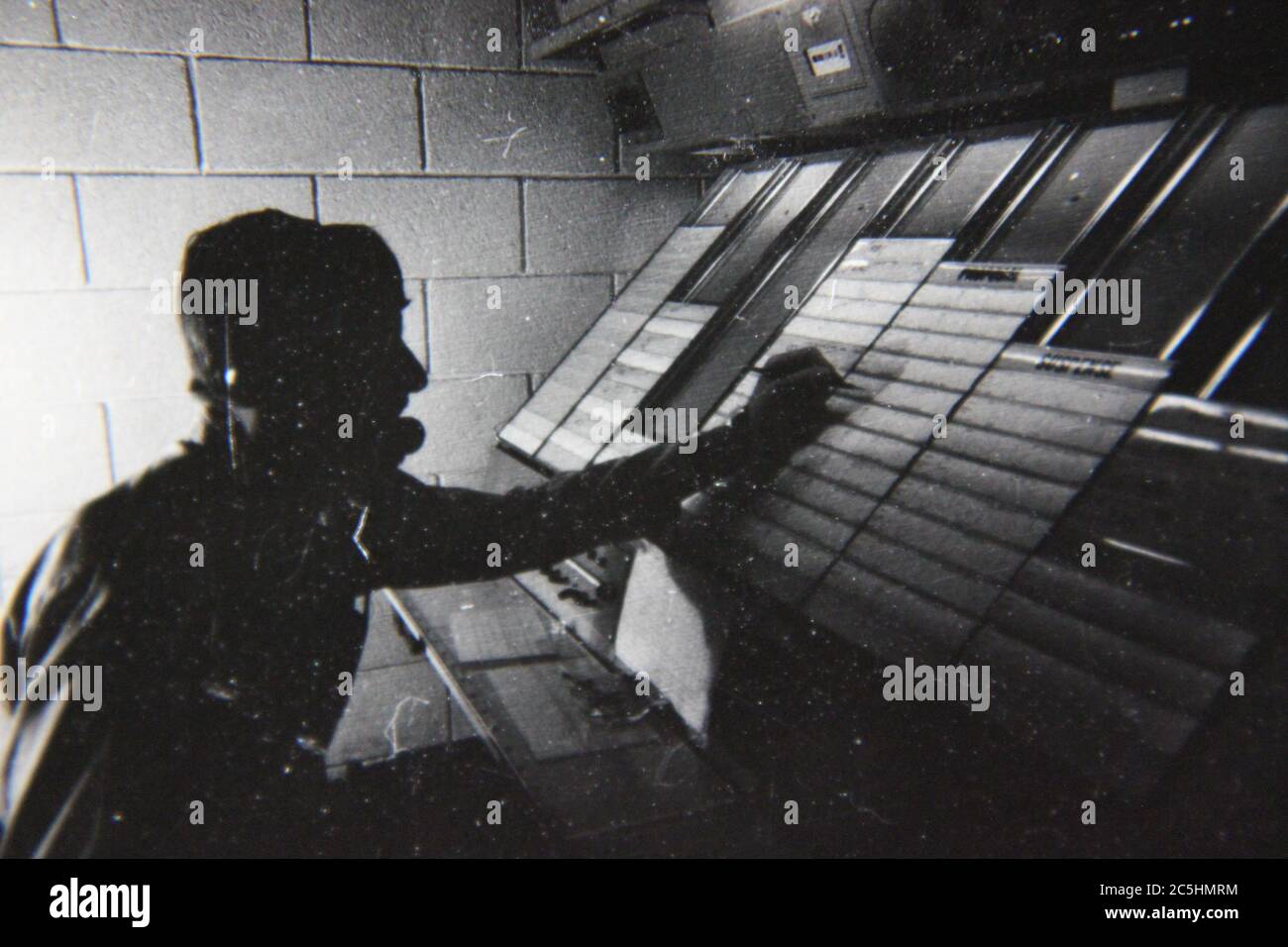 Fine 70s vintage black and white lifestyle photography of a ...