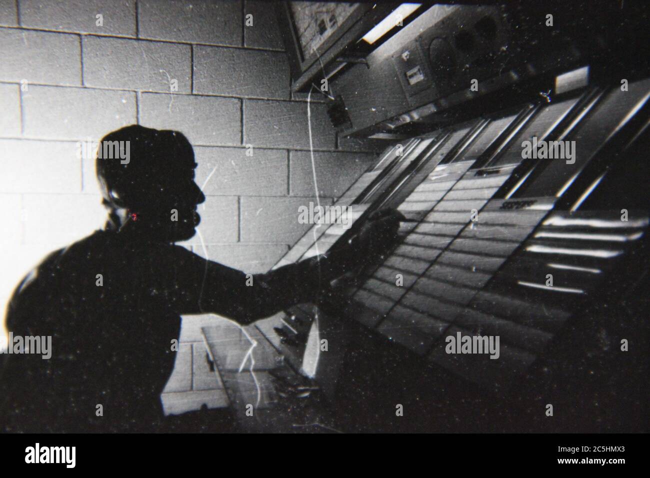 Fine 70s vintage black and white lifestyle photography of a ...