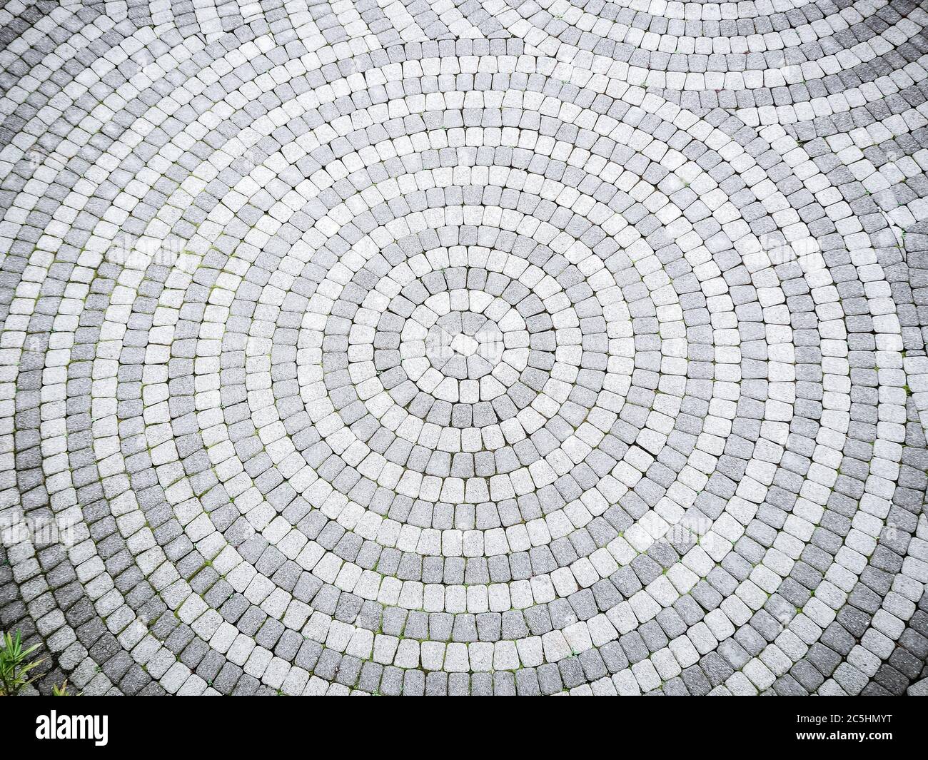 Circle Pattern Stone Block Paving High Resolution Stock Photography and ...