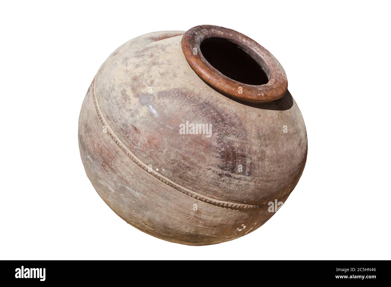 Ancient Cypriot Greek Roman terracotta clay wine pot Stock Photo - Alamy