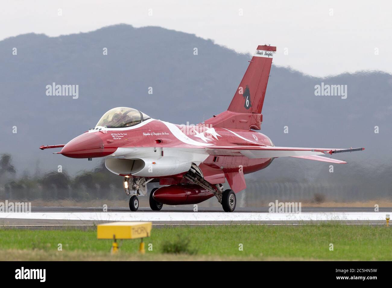 Republic of Singapore Air Force (RSAF) Lockheed Martin F-16CJ Fighting ...