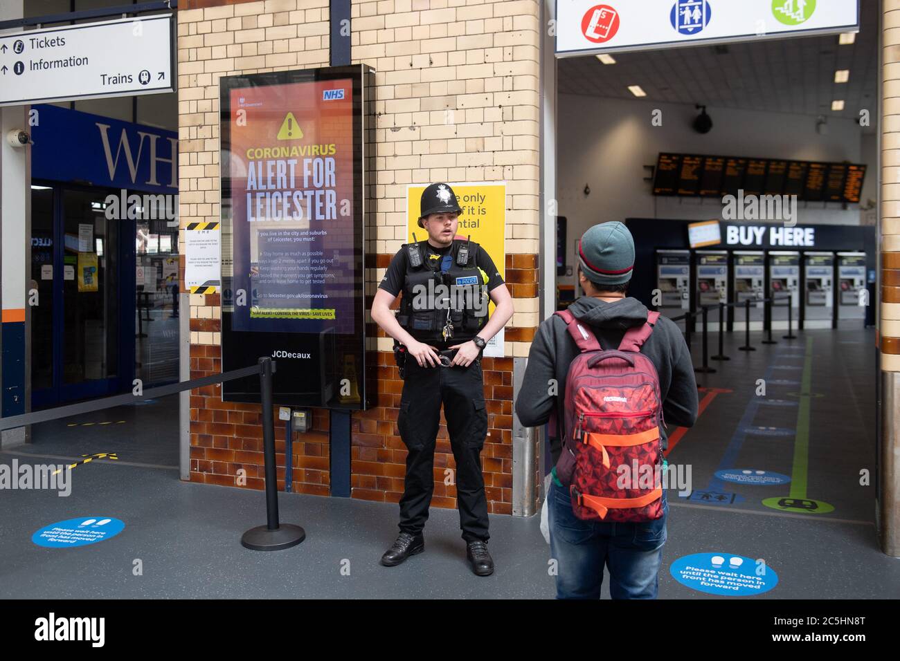 Police conduct spot checks on passengers leicester railway station hi ...