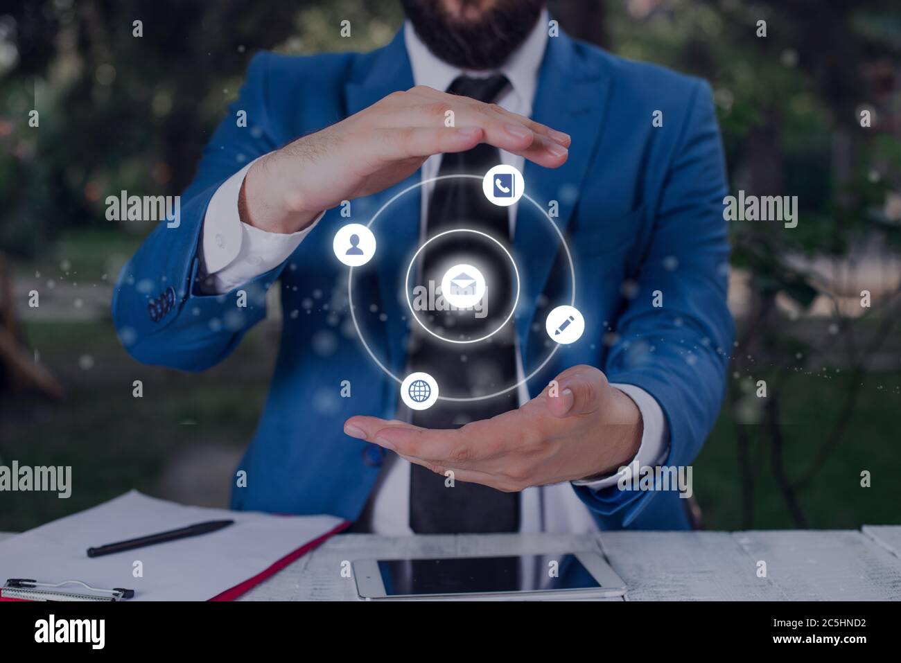 Information Digital Technology Network Connection Infographic Elements ...
