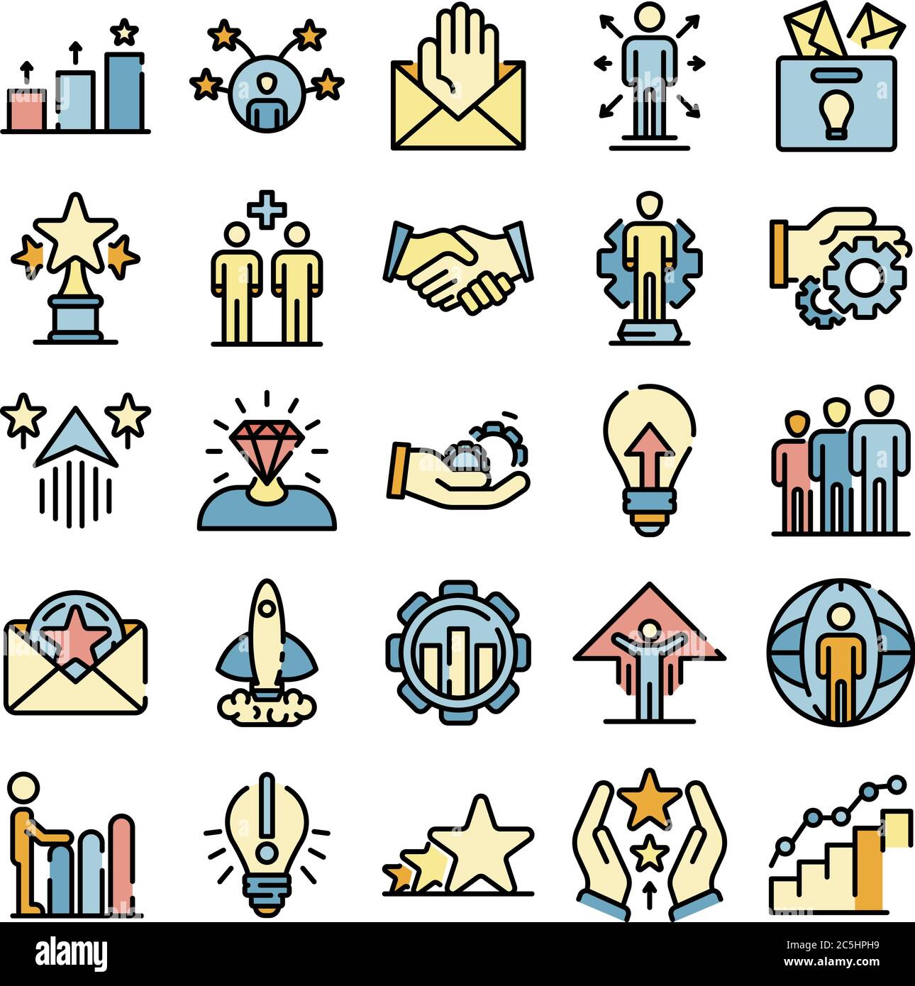 Opportunity icons vector flat Stock Vector Image & Art - Alamy