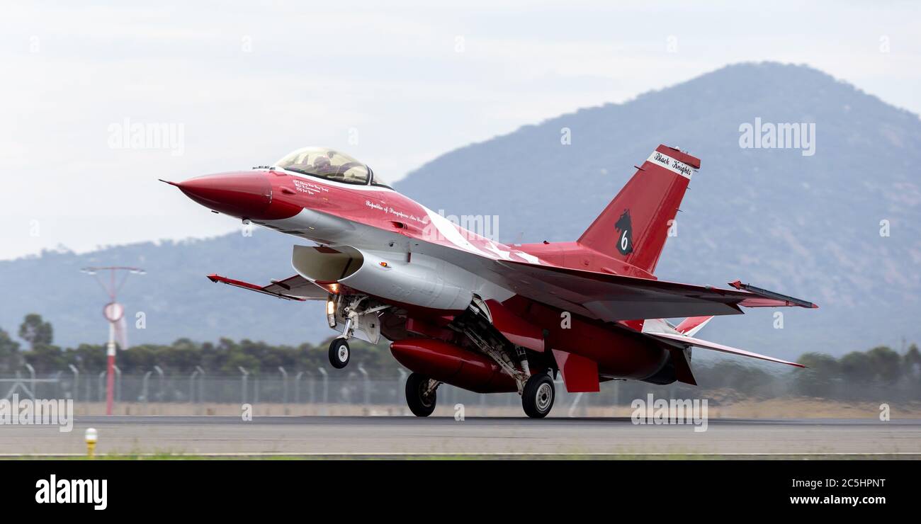 Republic of Singapore Air Force (RSAF) Lockheed Martin F-16CJ Fighting ...