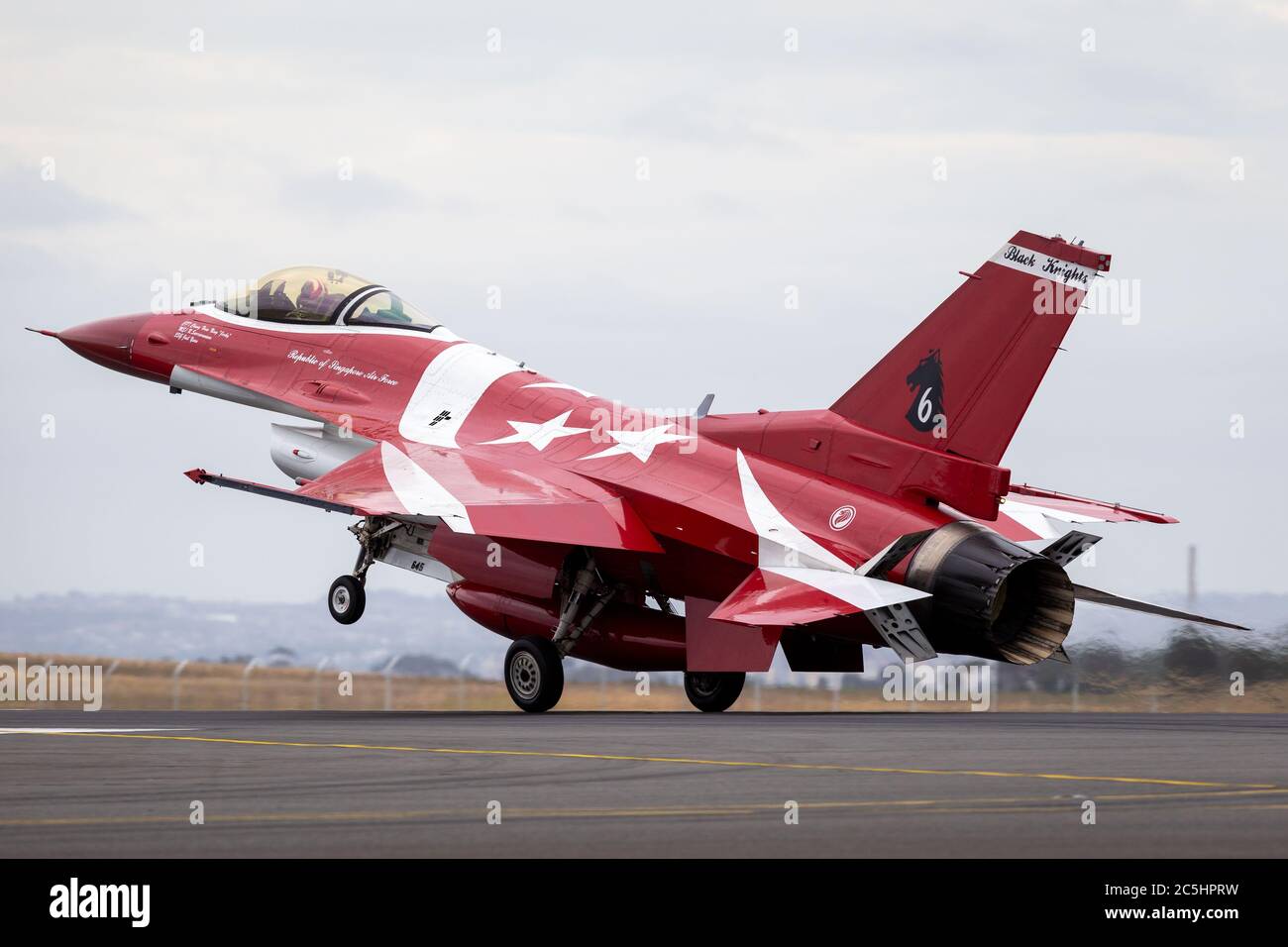 Republic of Singapore Air Force (RSAF) Lockheed Martin F-16CJ Fighting ...
