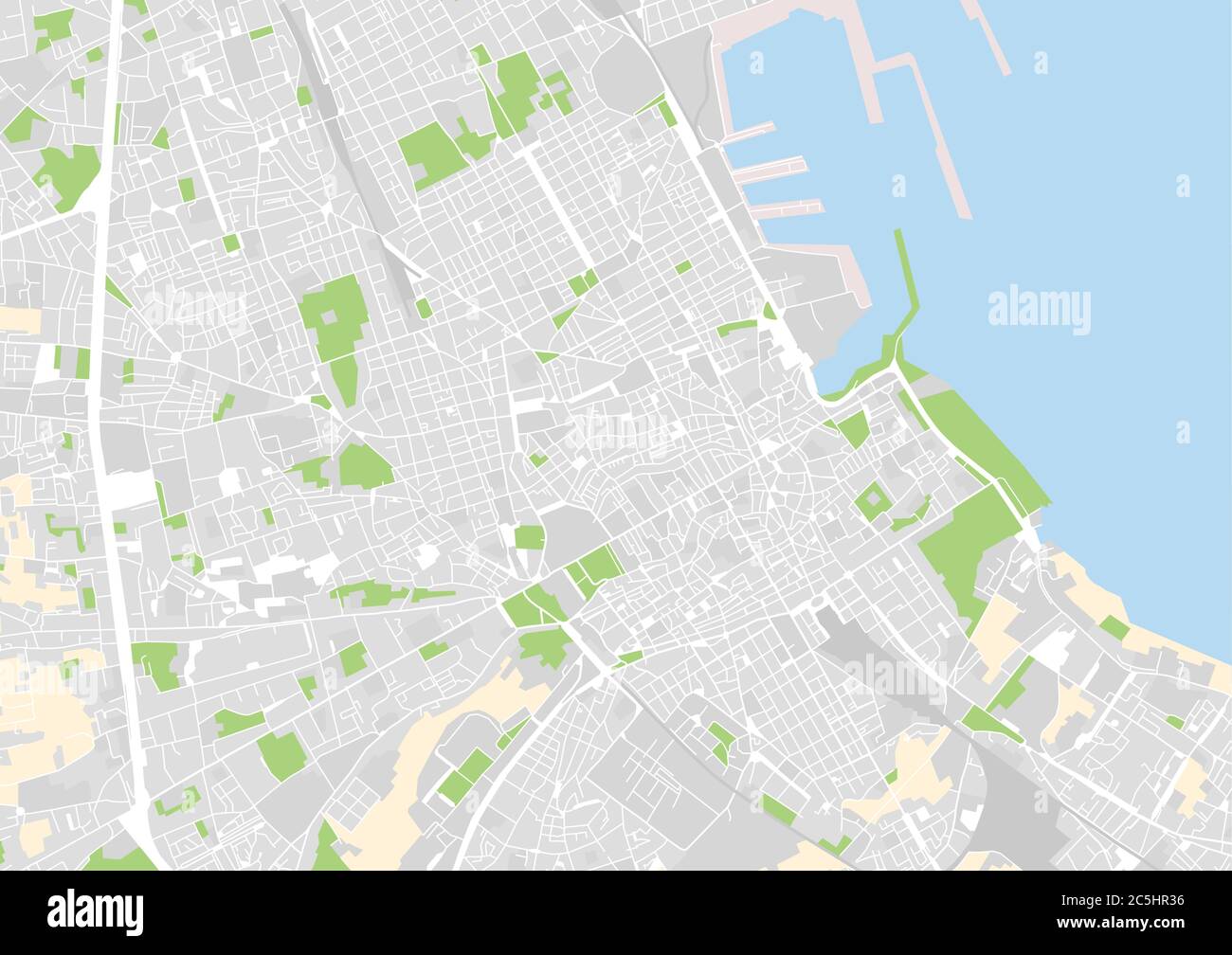 vector city map of Palermo, Italy Stock Vector Image & Art - Alamy