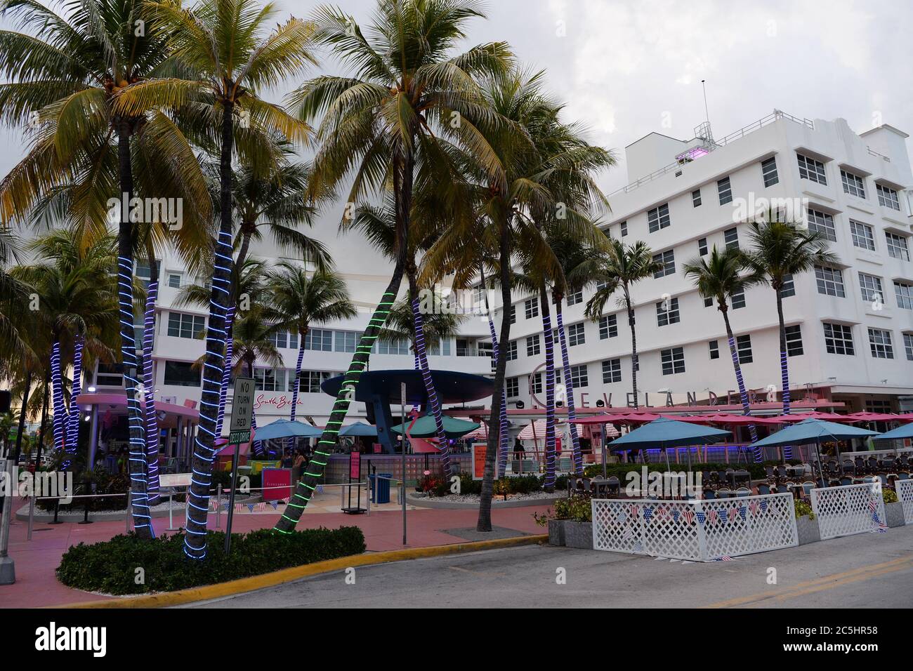 Miami Beach, FL, USA. 02nd July, 2020. View Of Miami Beach area as ...