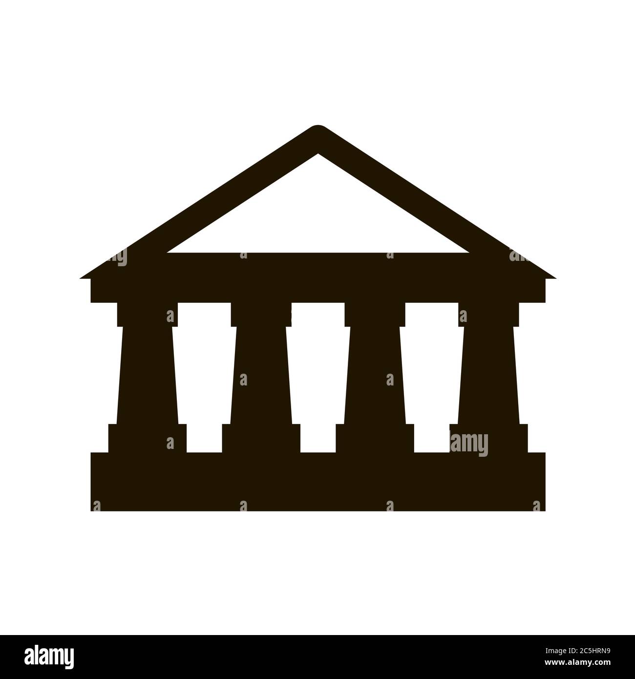 Courthouse symbol icon Stock Vector Images - Alamy
