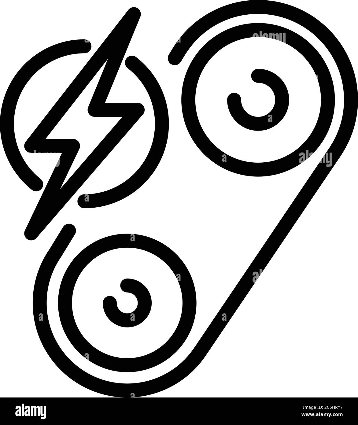 Hybrid motor icon, outline style Stock Vector Image & Art - Alamy