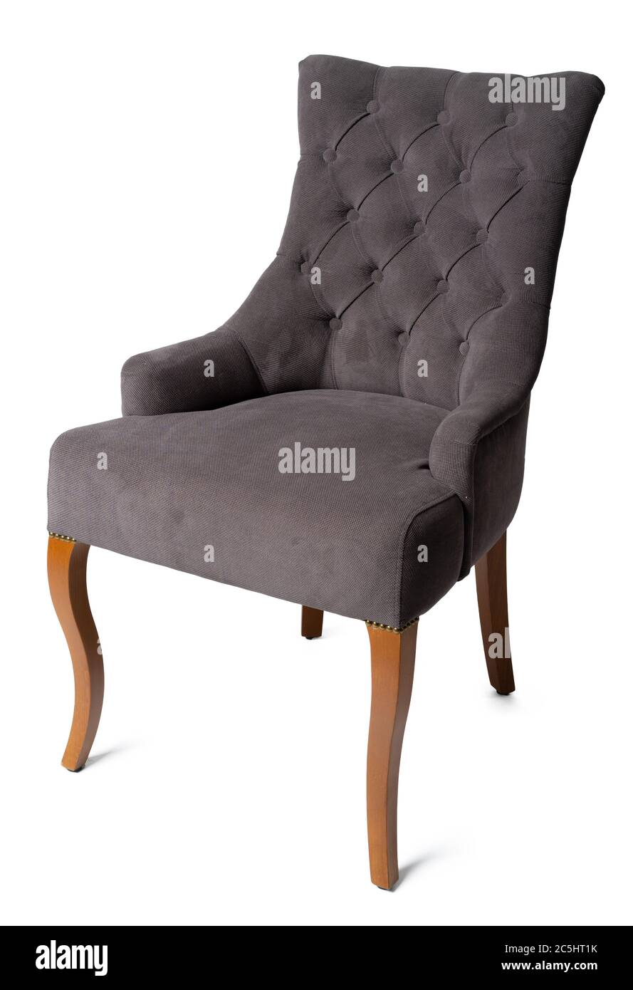 Chair with carriage coupler isolated on white Stock Photo - Alamy