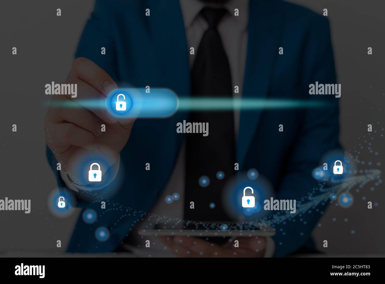 Graphics Padlock For Web Data Information Security Application System ...