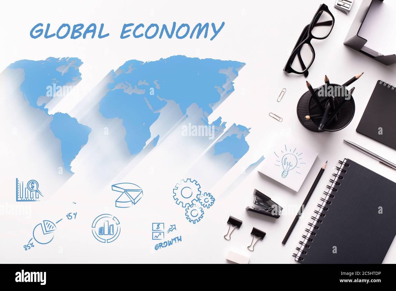 World map collage hi-res stock photography and images - Alamy