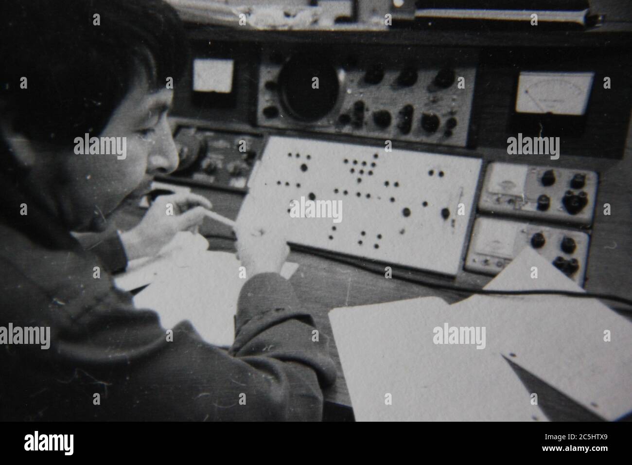 Fine 70s vintage black and white lifestyle photography of a ...