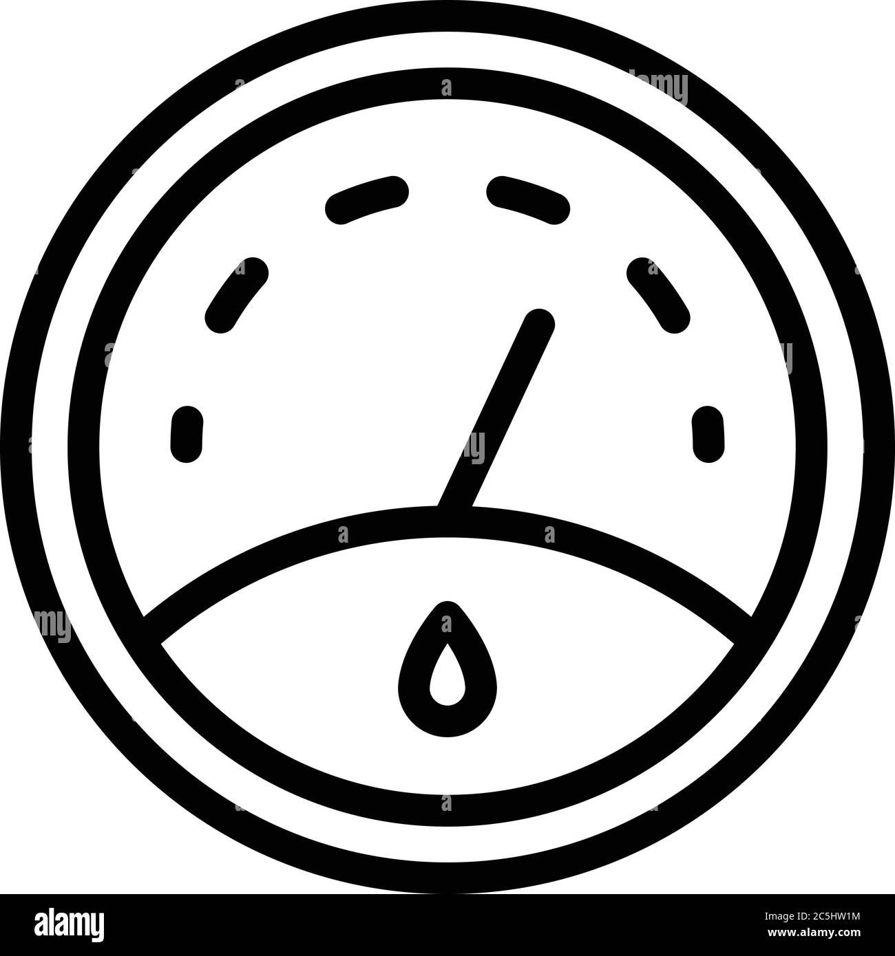 Car oil gauge icon, outline style Stock Vector Image & Art - Alamy