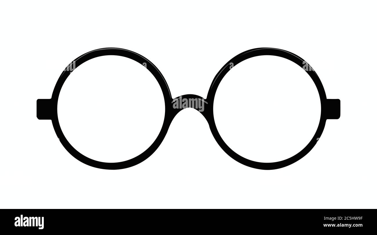 Rounded eye glasses hi-res stock photography and images - Alamy