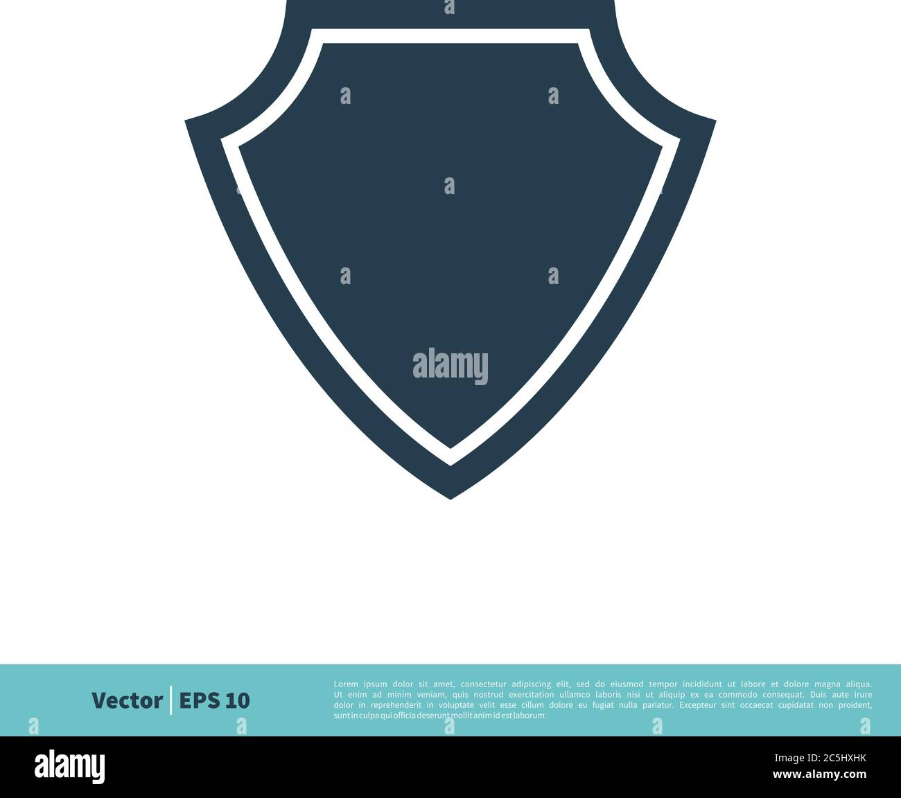 Shield Insignia Heraldic Icon Vector Logo Template Illustration Design ...