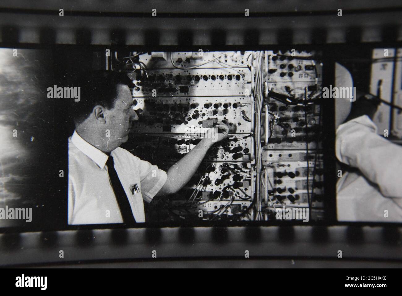 Fine 70s vintage contact print black and white photography of a ...