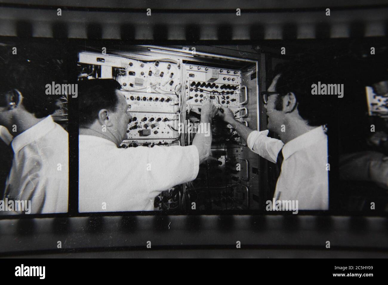 Fine 70s vintage contact print black and white photography of two men ...
