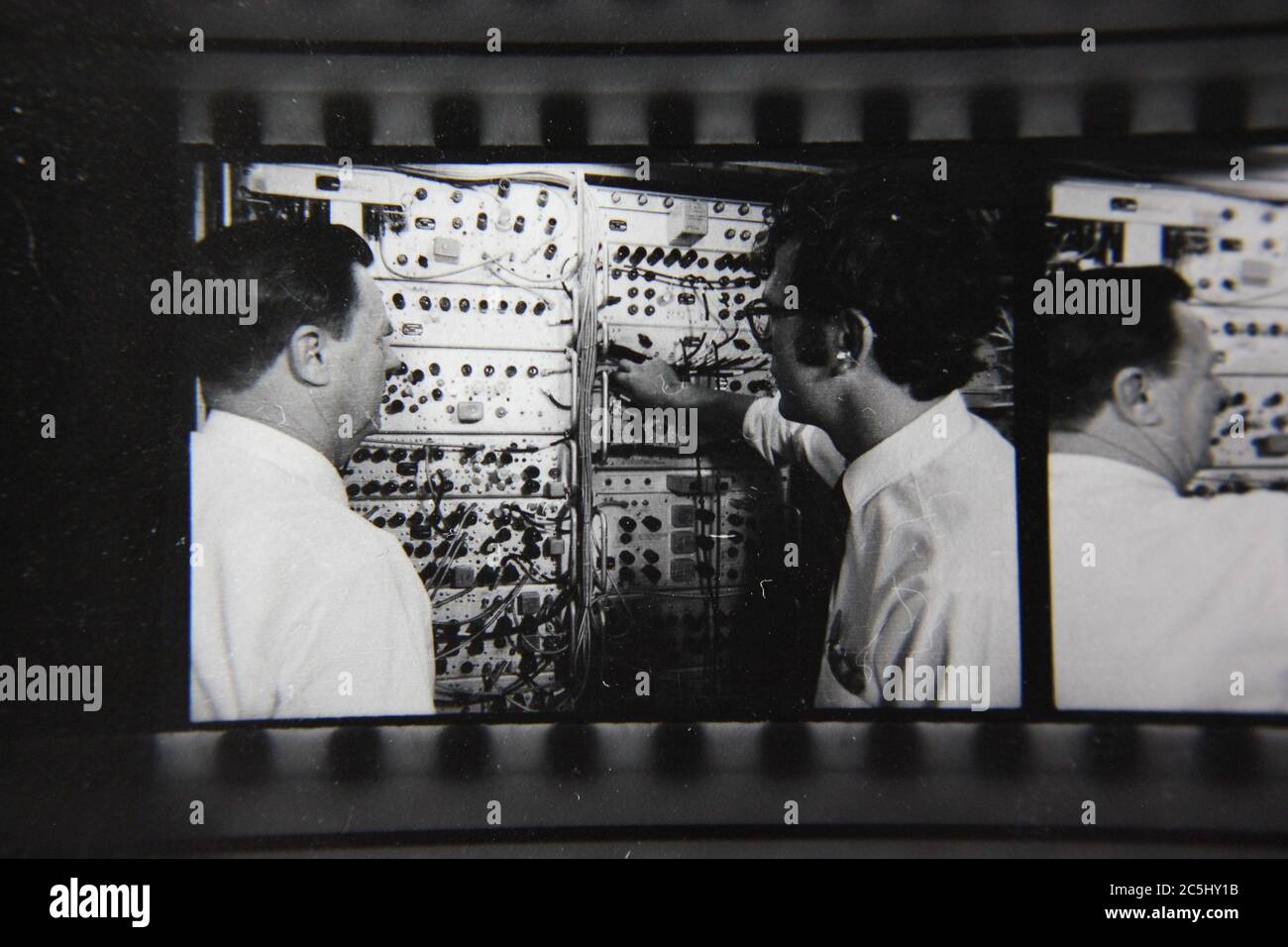 Fine 70s vintage contact print black and white photography of two men ...