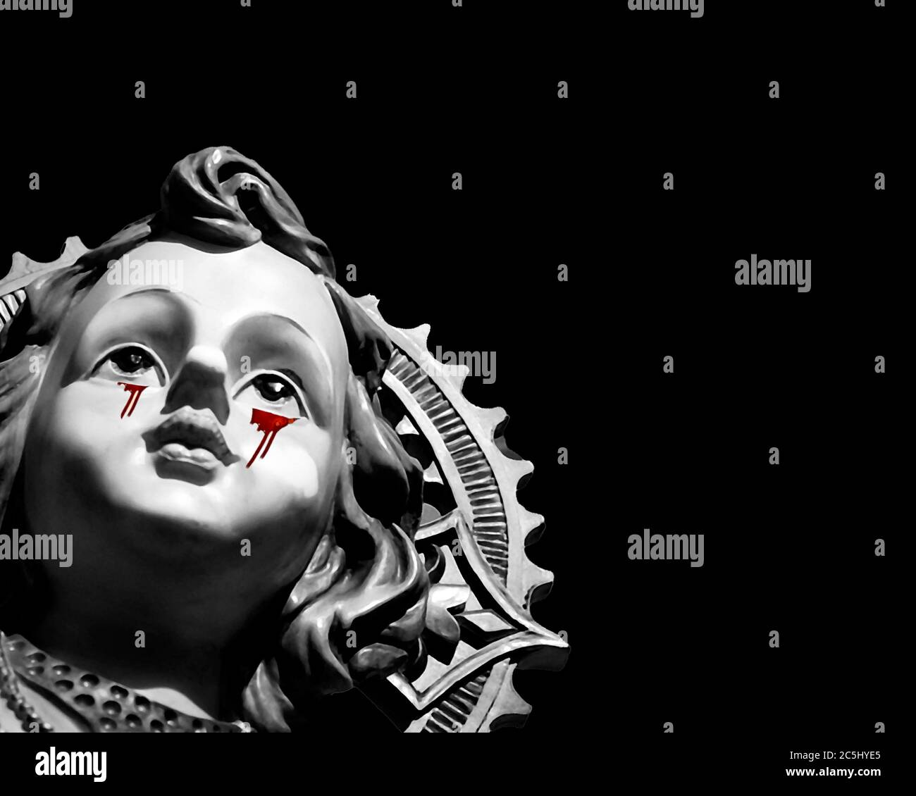 Crying angel hi-res stock photography and images - Alamy