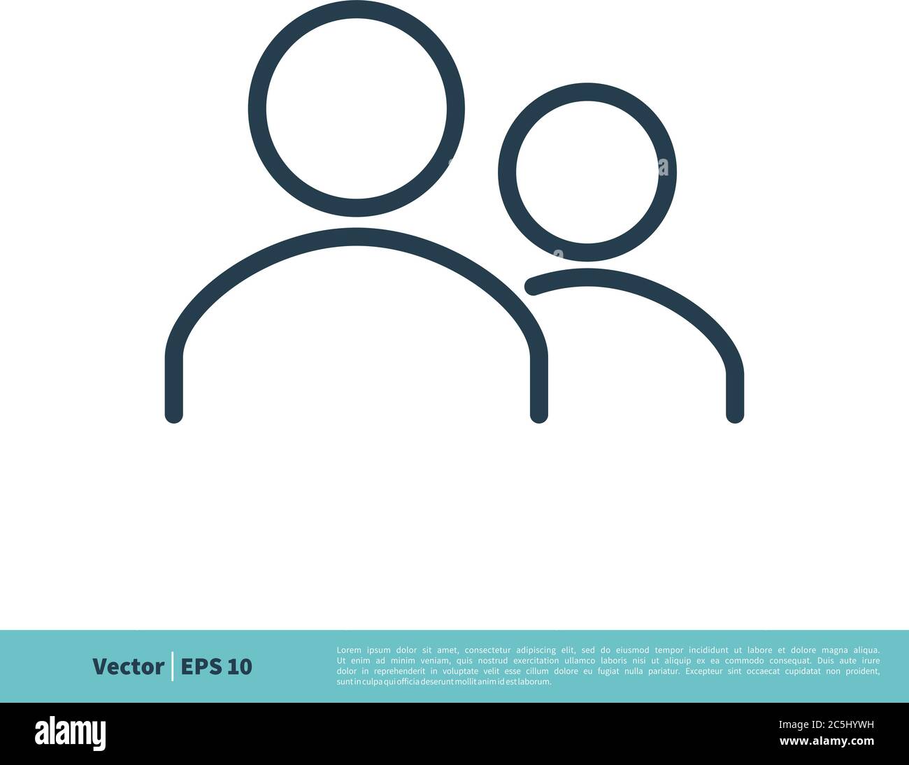 Human Figure, Profile, People Icon Vector Logo Template Illustration ...