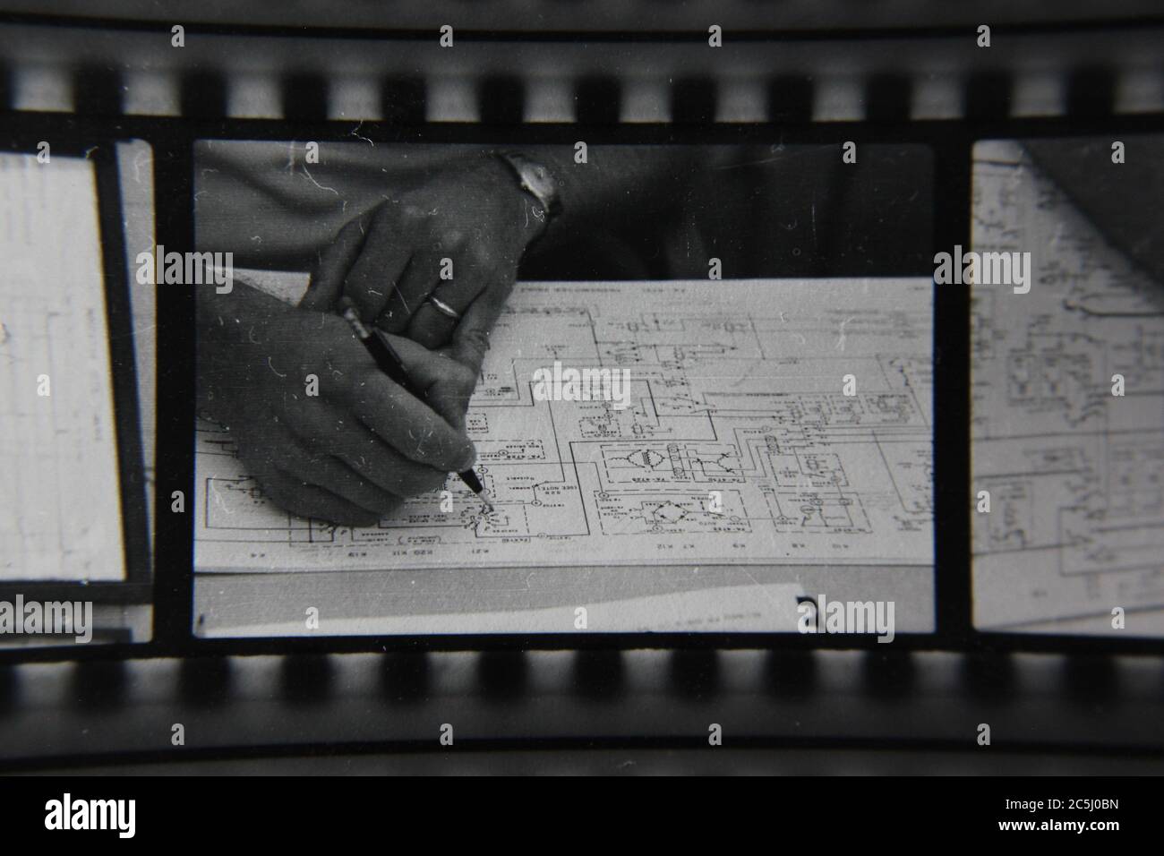 Fine 70s vintage contact print black and white photography of ...