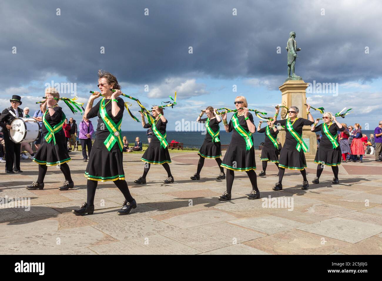 Persephone Morris Dancers at Whitby Stock Photo - Alamy